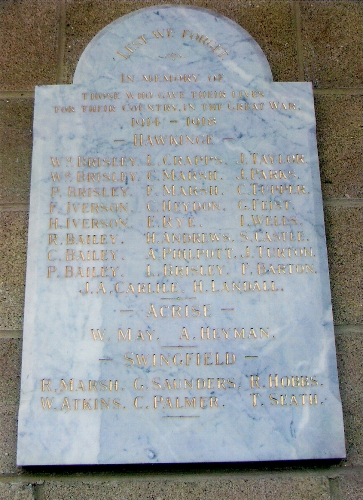 Folkestone & District Local History Society - Hawkinge Baptist Church